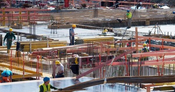 Bauindustrie steigert Umsatz kräftig