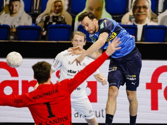 Deutsche Handballer gegen Ungarn mit Groetzki