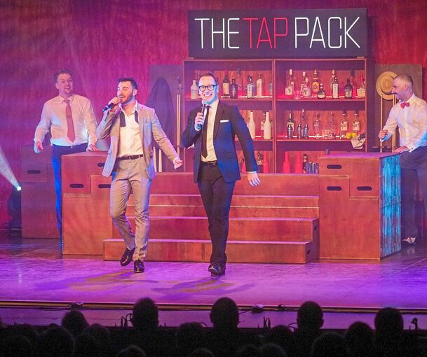 Steppkunst auf Stöckelschuhen