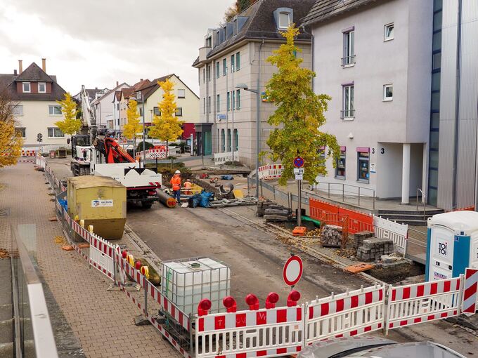 Baustelle für Nahwärme: Tammer Hauptstraße gesperrt