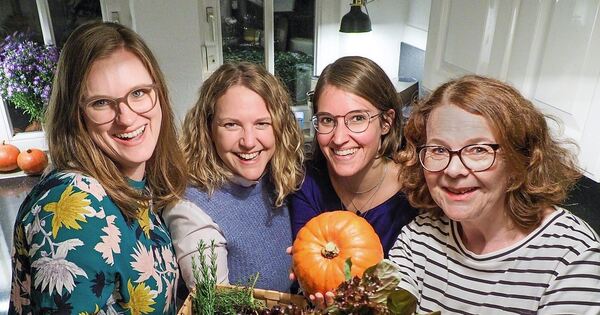 So lecker feiern die LKZ-Redakteurinnen eine Küchenparty