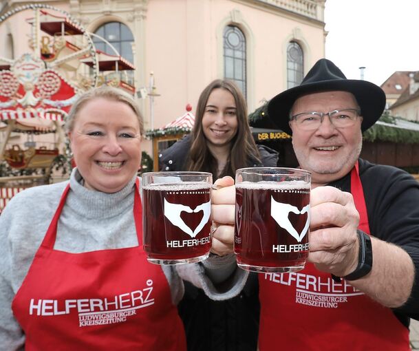 Glühweinstand der Ludwigsburger Kreiszeitung am 10. und 11. Dezember ...
