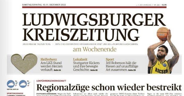 Printausgabe der LKZ konnte teilweise nicht ausgeliefert werden