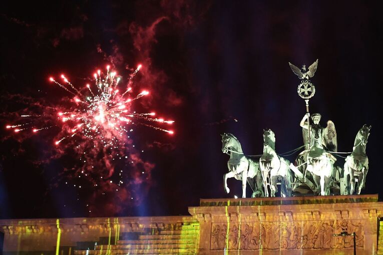 Deutschland begrüßt 2023, Berlin feiert am Brandenburger Tor