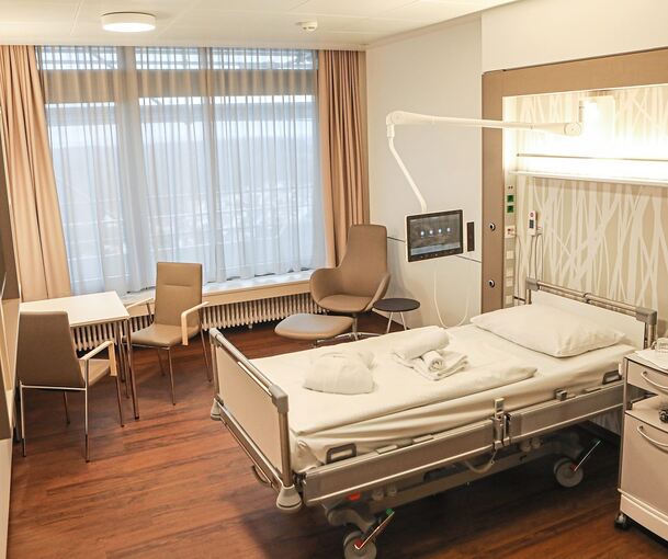 Neue Patientenzimmer sollen Hotelflair versprühen