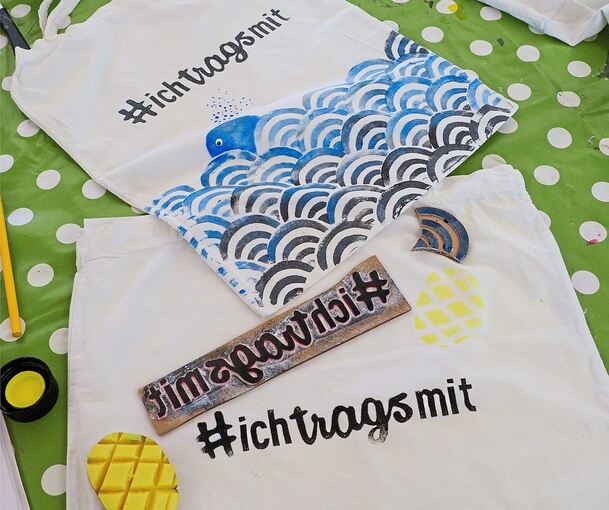 Textildruck: Aus Alt mach Neu