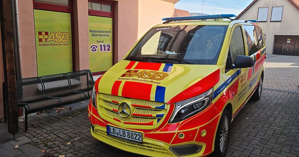 Oberstenfelder Notarztwagen ist künftig rund um die Uhr im Einsatz