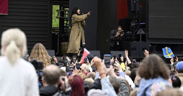 Schweden feiern ESC-Siegerin Loreen in Stockholm