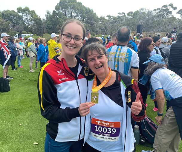 Alexandra und Susanne Funk aus Murr haben gleich mehrere Goldmedaillen ...