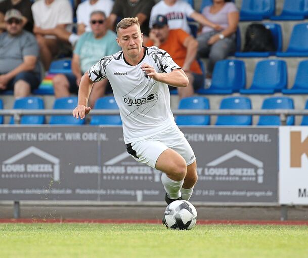 Simon Klostermann vom SGV Freiberg spricht Manko an