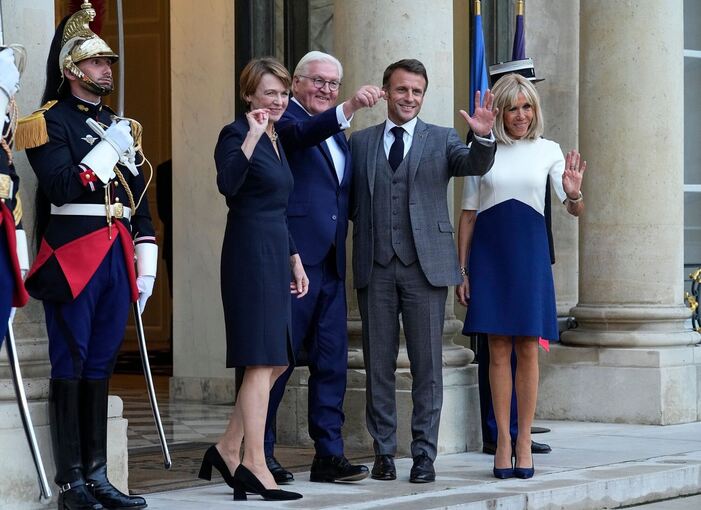Macron empfängt Steinmeier in Paris