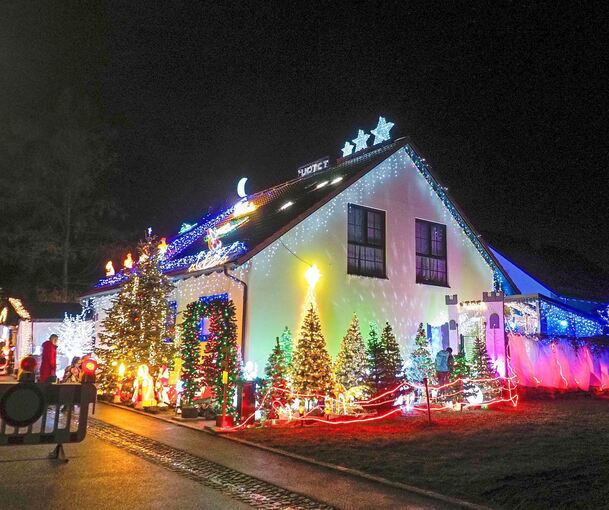 Weihnachtshaus in Erdmannhausen: Eintauchen in eine fantasievolle ...