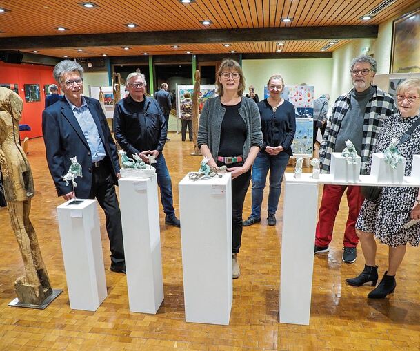 Sechs lokale Kunstschaffende ballen in Beilstein ihre Kreativität
