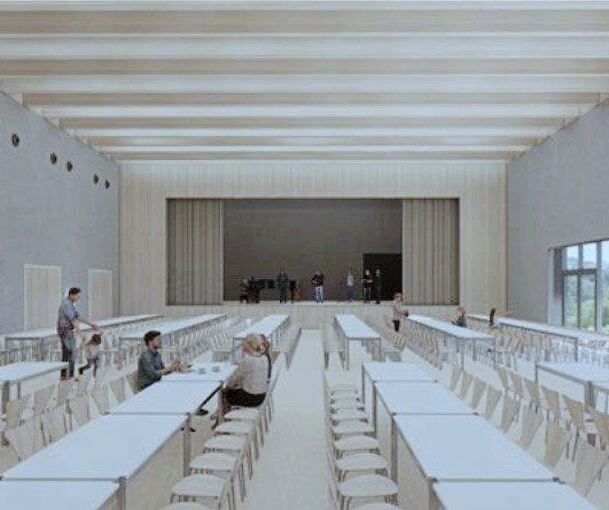 Viel Holz und neue Wärmeversorgung: Gemeindehalle in Kirchberg wird ...