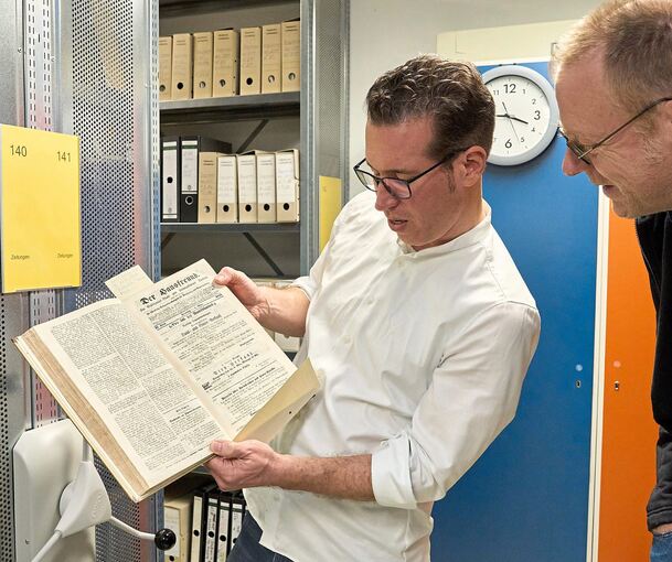 Im Ludwigsburger Staatsarchiv lager Akten, die wie Kunstwerke aussehen